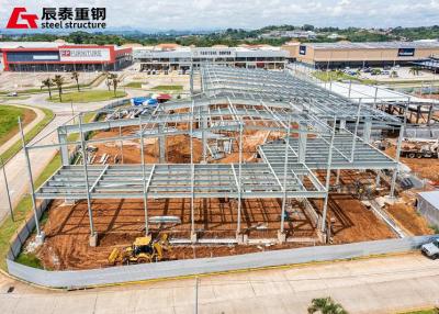 China Prefab Metal Building Construction Weather Resistant Steel Constructed Buildings for sale