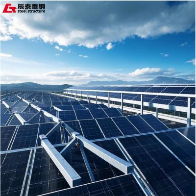Cina Struttura in acciaio di supporto Costruzione di edifici Leggera per il fotovoltaico solare in vendita