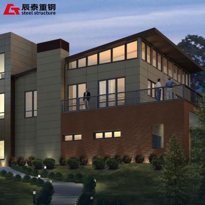 China Steel Structure Apartment Modern Prefab Architecture Building Construction for sale