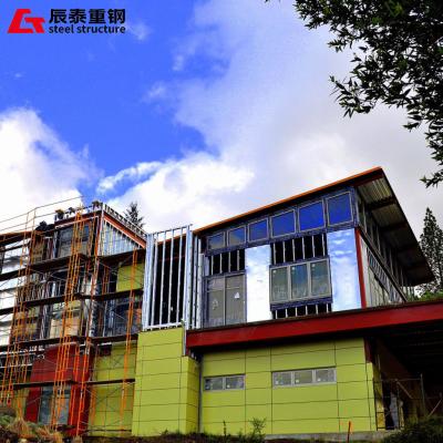 China Steel Structure Apartment Modern Prefab Architecture Building Construction for sale