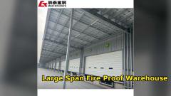 Steel Warehouse Building Large Span Fire Proof