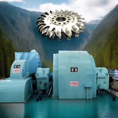 China Voltage Brushless Pelton Turbine Power Generator IP54 Insulated Cast Iron / Stainless Steel for sale