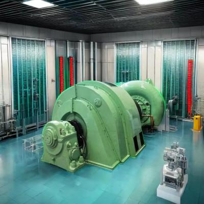 China Customized Color Water Turbine Generator 200kw-20mw Power Output Brush/Brushless Mode for sale