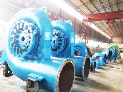 China Francis Hydroturbinegenerator met 88-96% efficiëntie voor 50HZ/60HZ frequentie bij de productie van waterkracht Te koop