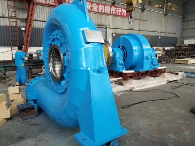 Cina Generatore automatico in acciaio inossidabile Francis Turbine 400V 800V 6.3kV 10kV Verticale o orizzontale in vendita