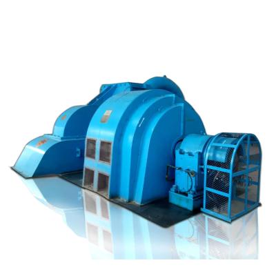 100kW - 50MW 스테인리스 스틸 고장 펠튼 터빈 6-10kV 등급 전압 및 공기 / 기름 냉각