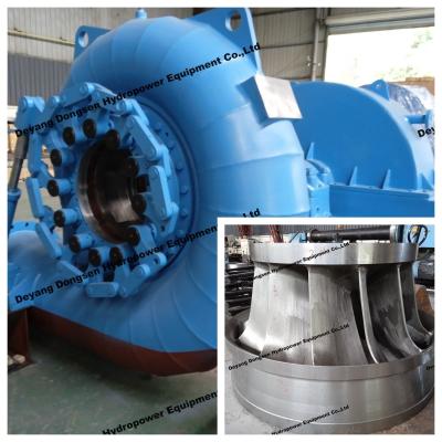 Cina Generatore a turbina verticale Francis regolabile da 450 a 1000 giri al minuto per tubi a bassa pressione da 20 a 300 metri in vendita