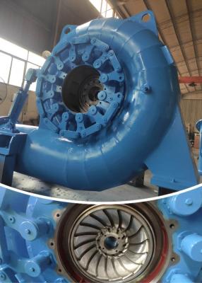 China Generador de turbina de agua vertical de color personalizado con modo de excitación de silicio estático en venta