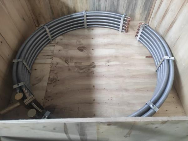 Refroidisseur à huile durable pour turbine hydraulique avec une plage de température de 0 à 80.C et une plage de vitesse de 150 à 1000 tr/min