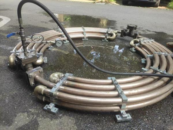 Refroidisseur à huile durable pour turbine hydraulique avec une plage de température de 0 à 80.C et une plage de vitesse de 150 à 1000 tr/min