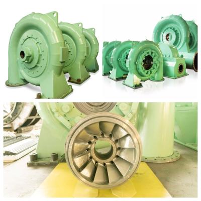 Chine Générateur d'excitation sans pinceau de turbine hydraulique en acier pour tête d'eau de 5 à 500 m à vendre