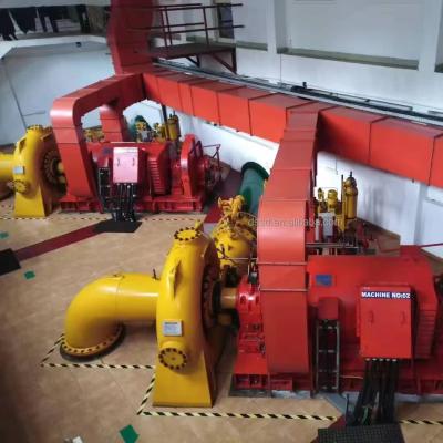 China 50Hz/60Hz Frequency Rated Water Turbine Generator With Customizable Color And Cooling Method for sale