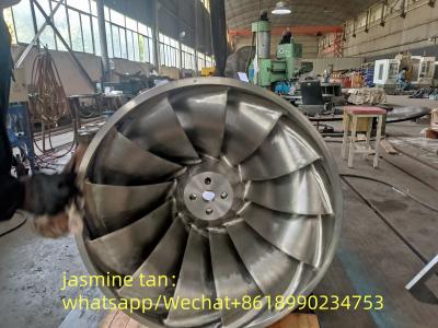 China Turbina de água de alta cabeça personalizada com velocidade de 250-1000 rpm/min Geração de energia ideal à venda