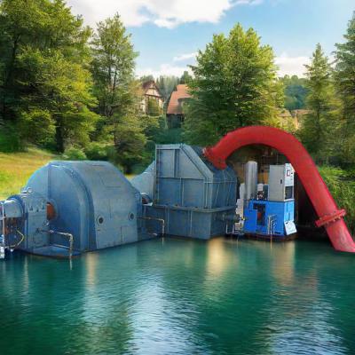 Chine Générateur de turbine à eau à haute tête Pelton personnalisé équipé d'un système de protection de contrôle intelligent à vendre