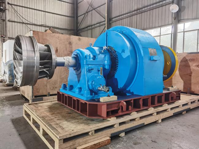 Water Turbine Generator - Installation View