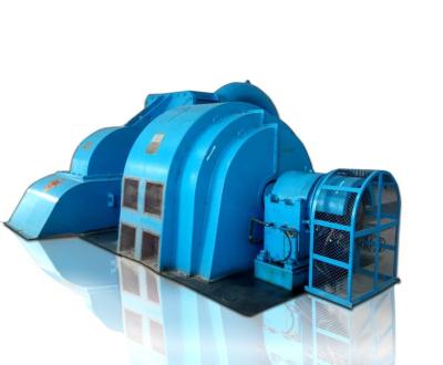 China Carbon Steel Volute Material Pelton Turbine Generator for Irrigation Systems Rated Voltage 400V 800V 6300V 10500V for sale