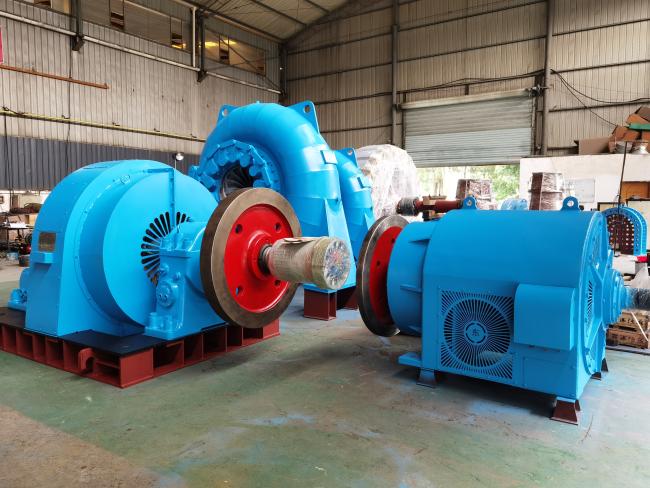 Francis Turbine Generator installation example