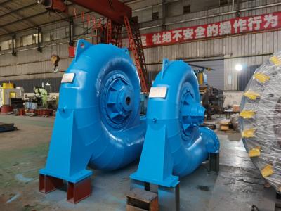China Hydroelectric Electric Water Power Francis Hydro Turbine 800kw+400kw for sale