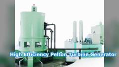 Efficient Pelton Turbine Generator for Hydroelectric Power