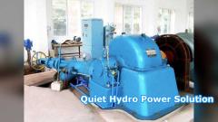 Quiet Turgo Turbine Generator 60dB Power Solution