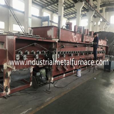 China 750kg/Hour gás contínuo Mesh Belt Heat Treatment Furnace para porcas de parafusos dos prendedores à venda