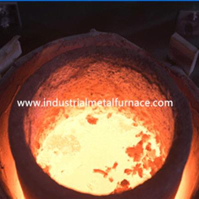 China 105kgs 18KG Crucible For Melting Cast Iron Induction Heater Melting Metal for sale