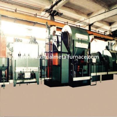 Cina 300kg/H tipo rotatorio sfera d'acciaio Mesh Belt Heat Treatment Aluminium che fonde forno rotante in vendita