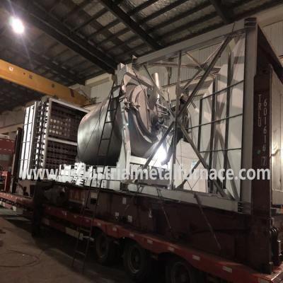 China Aluminium automatische PLC-metalen smeltoven / gas smeltoven 10-12M per min Rotatiesnelheid for sale