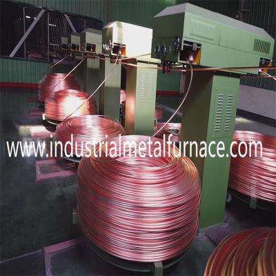 China 8mm Upward Casting Copper Rod Industrial Induction Furnace for sale
