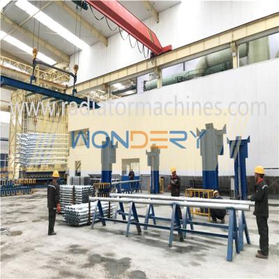 China Manual 1 Ton / Day  Hot Dip Galvanizing Furnace Intelligent Temperature Control System For Fasteners Screws Nuts Nails for sale