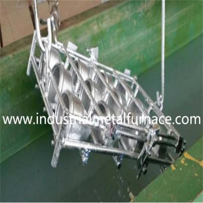 China High Velocity Pulse Fired Burner Hot Dip Galvanizing Furnace For 650°C Furnace Temperature And 50mm/60mm Zinc Kettle Thickness for sale