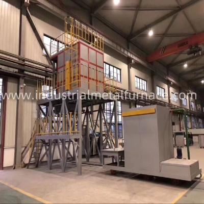Cina 1400×1400×1100 mm Bottom Drop Fast 650 gradi Celsius T6 di alluminio Trattamento termico forno Sottovoce Soluzione in vendita