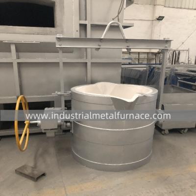 China 100-800kg Aluminum Transfer Ladle for Foundries & Casting for sale