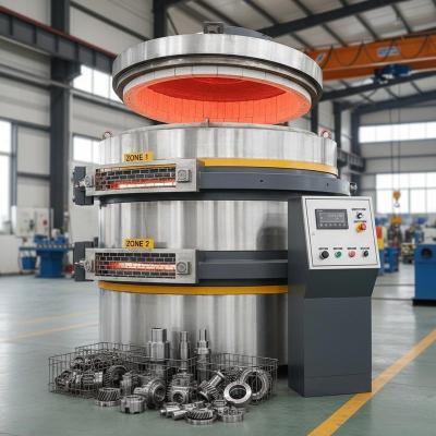 China Pit Type Gas Carburizing Furnace RT-90-9 – 1100℃, 2 Heating Zones, Automatic Carbon Potential Control for Small & Medium Parts for sale