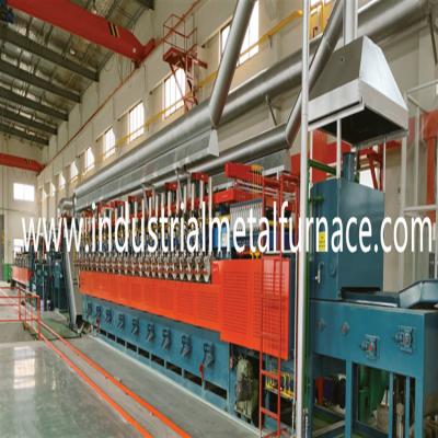 China Chain Conveyor Stabilizing Rod Tempering Furnace Natural Gas Fired 150 Pcs/ H for sale