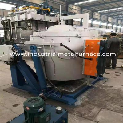 Cina 850 gradi di resistenza elettrica di inclinazione idraulica del crogiolo di industriale di alluminio del forno di fusione in vendita