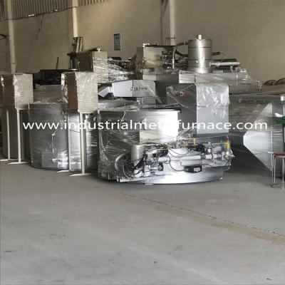 Cina 300 gradi di rame di fusione di rame a petrolio elettrico del forno di fusione 1000kgs ai 1400 in vendita