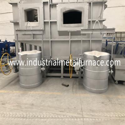 Cina CE verticale elettrico automatico di tenuta di alluminio del preriscaldatore della siviera della fornace di 350kg 18KW in vendita