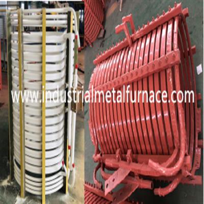China 200kg Cast Iron Aluminum Melting Induction Medium Frequency Induction Melting Furnace for sale