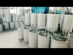 Upward continuous casting machine  water cooling jacket for copper