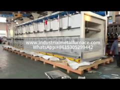 Continuous Gas-Fired Roller-Driven Mesh Belt Heat Treatment Furnace for Fasteners