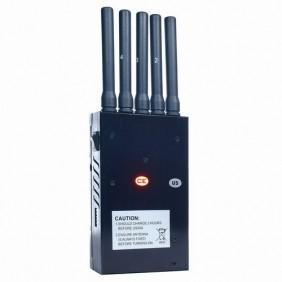 China WIFI bluetooth jammers | 5 Bands Handheld 3G Cell Phone Jammer, GPS Jammer, Wifi Jammer for sale