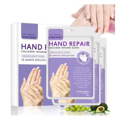 China Alternde Handbefeuchtende Antimaske goss Kollagen-Harnstoff-intensive Behandlung hinein zu verkaufen
