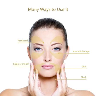 Cina idrogel della maschera di occhio del collagene dell'oro 24k che nutrisce riducendo i cerchi scuri in vendita