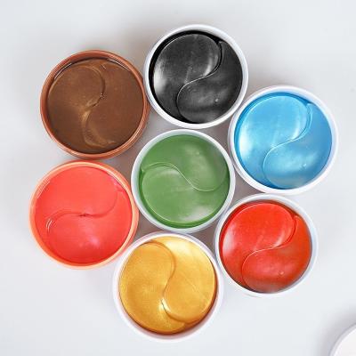 Cina idrogel della maschera di occhio del collagene dell'oro 24k che nutrisce riducendo i cerchi scuri in vendita