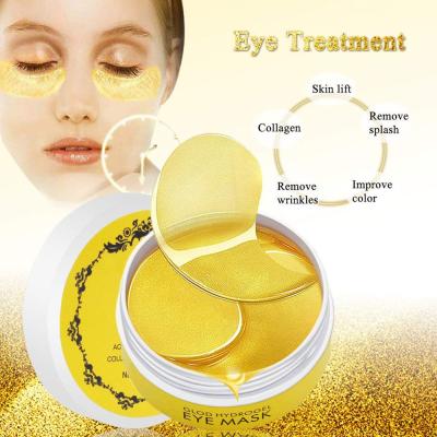 Cina il gel dell'occhio dell'oro 24k rattoppa per i cerchi scuri che eliminano le linee sottili in vendita