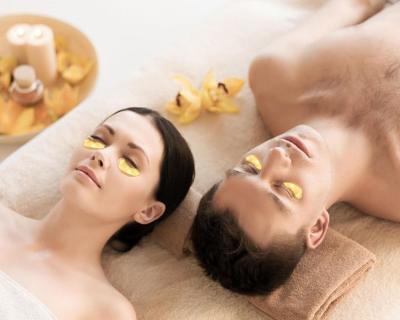 Cina La maschera della toppa dell'occhio formata strato solfona l'oro libero del dispositivo di rimozione 24k delle borse dell'occhio in vendita