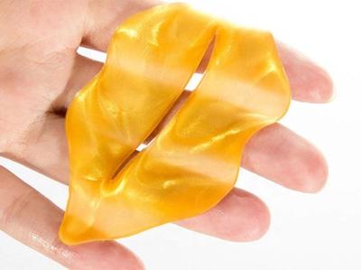 China Het Masker van de het Collageenlip van huidplumping, Wreedheid Vrije 24 Karat Gold Lip Mask Te koop