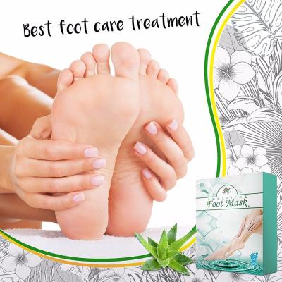 Cina Piede del dispositivo di rimozione della pelle che sbuccia l'aloe 100% della maschera Vera No Hurt Exfoliating in vendita