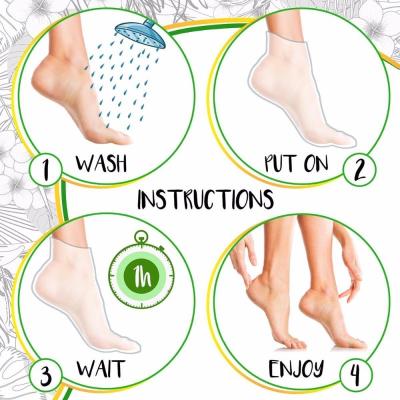 Cina Piede del dispositivo di rimozione della pelle che sbuccia l'aloe 100% della maschera Vera No Hurt Exfoliating in vendita